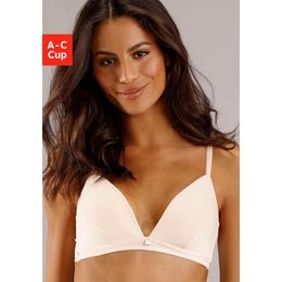 s.Oliver Damen s.Oliver Bralette-BH &raquo;Zo&egrave;&laquo; ohne B&uuml;gel in angesagter Triangel-Form rosa 75, Cup C