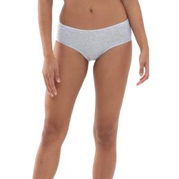 Mey Damen Hipster &raquo;Cotton Pure&laquo; H&uuml;ftiger Sitz, weiche Beinabschl&uuml;sse grau 36