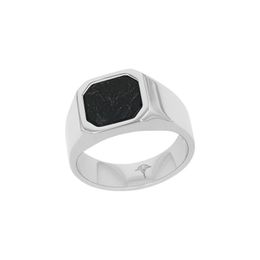 JOOP! Herren JOOP! Siegelring &raquo;2039800/-01/-02&laquo; mit Hypersthen schwarz 62, Edelstahl, 5,5mm