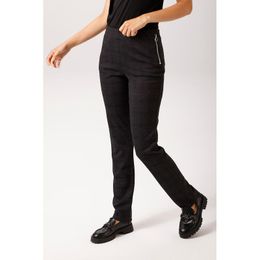 Aniston Casual Damen Aniston CASUAL Schlupfhose im dezenten, trendfarbenen Karo-Dessin - NEUE KOLLEKTION 40, N-Gr