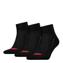 Levi's Levi's Herren Socken &raquo;LEVIS MID CUT BW LOGO RECYCL CO 3P&laquo; 3 Paar schwarz 35-38