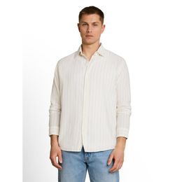 Tom Tailor Denim Herren Tom Tailor Denim Langarmshirt mit Streifen Muster XXL
