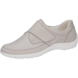 Waldl&auml;ufer Waldl&auml;ufer Damen Klettschuh &raquo;HENNI-Soft&laquo; Komfortschuh, Schlupfschuh mit Klettverschuss, Weite H = sehr weit silber 5,5 (38,5)