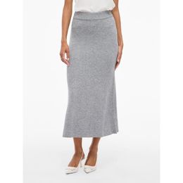 Vila Damen Maxirock &raquo;VIRIL ANKLE KNIT SKIRT - NOOS&laquo; grau M (38)