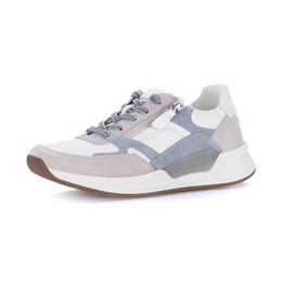 Rollingsoft Damen rollingsoft Keilsneaker , Freizeitschuh, Halbschuh, Schn&uuml;rschuh mit Kontrastbes&auml;tzen, G-Weite rosa 40
