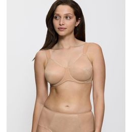 Triumph Minimizer-BH &raquo;Essential Minimizer&laquo; schimmerndes Jacquard-Muster, mit B&uuml;gel braun 95, Cup G Minimizer-BH