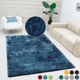 Bruno Banani Teppich &raquo;Dana Teppich, besonders weich und kuschelig, Kundenliebling&laquo; rechteckig 30 mm H&ouml;he uni, Mikrofaser Teppiche, Wohnzimmer, Schlafzimmer, 