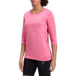 Energetics Damen T-Shirt &raquo;Da.-Shirt Jewel 3/4 SS W&laquo; mit Rundhalsausschnitt, Kurzarm, aus Jersey-Material, normale L&auml;nge S