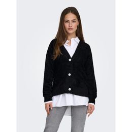 Only Damen Only Strickjacke &raquo;ONLELLA PIUMO LS CARDIGAN KNT NOOS&laquo; schwarz M
