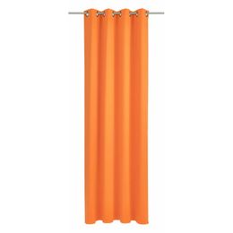 WIRTH Vorhang &raquo;Dim out&laquo; &Ouml;sen 1 Stk. tlg. orange Polyester 180cm, &Ouml;sen, 145cm