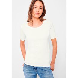 Cecil Damen T-Shirt &raquo;Style LENA&laquo; mit Rundhalsausschnitt wei&szlig; L (42)