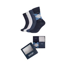 JOOP! Herren JOOP! Socken &raquo;premium essentials&laquo; 4 Paar tlg. mit elastischem Bund blau 39-42