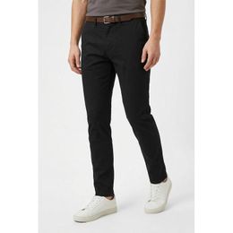 Jack & Jones Jack & Jones Herren Chinohose &raquo;JPSTMARCO ADAM BELTED CHINO&laquo; schwarz 28, L&auml;nge 32