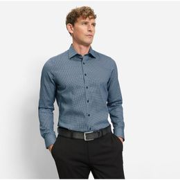 OLYMP Herren OLYMP Langarmhemd &raquo;Level Five&laquo; Businesshemd, boby fit, Kentkragen, gemustert 38, N-Gr