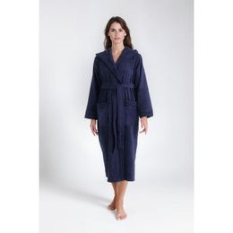Bruno Banani Damenbademantel &raquo;Clement, ideal f&uuml;r Sauna & Spa, Hotelbademantel, Morgenmantel&laquo; 1 Stk. 100% Baumwolle, einfarbig, gl&auml;nzende Streifen-Bord&uuml;re, Taschen,