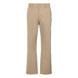 Hugo Herren Hugo Chinohose &raquo;Zayn&laquo; mit G&uuml;rtelschlaufen beige 28, L&auml;nge 32