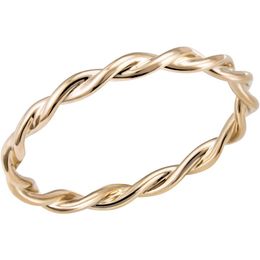 Firetti Damen Fingerring &raquo;Schmuck Geschenk Gold 585 Goldring Damenring gedreht&laquo; gold 54, Gelbgold 585, 2mm