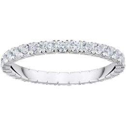 Thomas Sabo Damen Thomas Sabo Fingerring &raquo;Schmuck Silber 925 Ring&laquo; mit Zirkonia (synth.) silber 58, Silber 925 (recycelt), 2mm