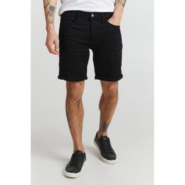 Blend Herren Shorts &raquo;BHTWISTER-denimshorts&laquo; mit Markenlabel, aus Baumwollmischung, Regular Fit, knielange Form blau S, N-Gr