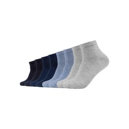 s.Oliver Damen s.Oliver Kurzsocken &raquo;essentials&laquo; 8 Paar tlg. mit pflegeleichtem Materialmix blau 35-38