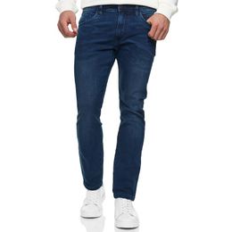 INDICODE Herren Regular-fit-Jeans &raquo;INCoil&laquo; Baumwollmischung, regular fit blau 36, L&auml;nge 32