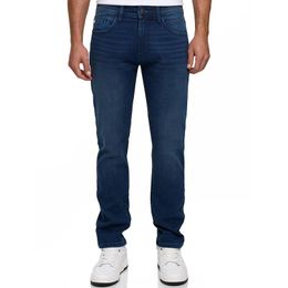 INDICODE Herren Regular-fit-Jeans &raquo;INCoil&laquo; Baumwollmischung, regular fit blau 32, L&auml;nge 34