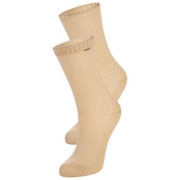 BOSS Damen BOSS Feinsocken Packung, 2 Paar tlg. fein gerippt, verst&auml;rkte Fersen- und Zehenpartie 35-38