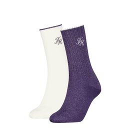 Tommy Hilfiger Herren Socken 2 Paar lila 39-42