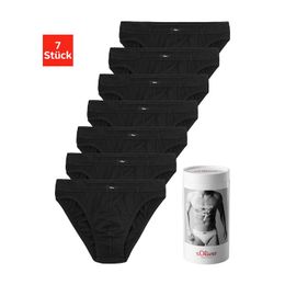 s.Oliver Herren s.Oliver Slip &raquo;Herren Unterhose&laquo; Dose, 7 Stk. Wochenration in einer Dose schwarz XL, 7 Stk.
