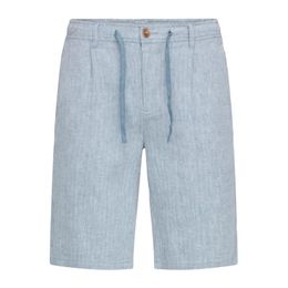 Blend Herren Bermudas &raquo;BHMARCO REG WOVENSHORTS&laquo; aus Leinen und Baumwolle, Basic Passform, kniefrei blau XXL, N-Gr