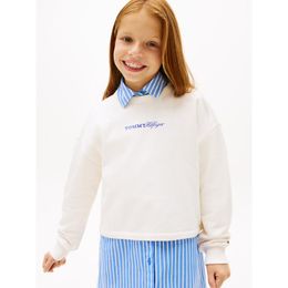 Tommy Hilfiger Damen Sweatshirt &raquo;GLITTER TOMMY CREW&laquo;, Kinder bis 16 Jahre, regular fit 7 (122)