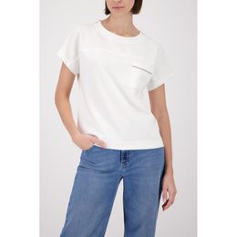 monari Damen Sweatshirt &raquo;Sweatshirt Basic Kette&laquo;, mit aufgesetzter Schmucktasche 46