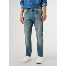 Pepe Jeans Herren Straight-Jeans &raquo;CASH&laquo; Regular Waist blau 32, L&auml;nge 34