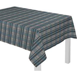 WIRTH Tischdecke &raquo;LAUFENBERG&laquo; blau Baumwolle, Polyester B/L: 130cm x 160cm, 1 Stk., eckig