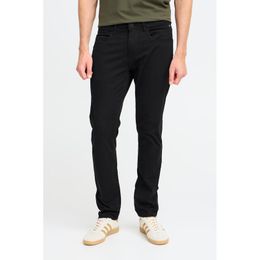 Blend Herren 5-Pocket-Hose &raquo;BHRODNEY PANT NOOS&laquo; mit Markenlabel, aus Baumwolle, Regular Fit, Webware, kn&ouml;chellang schwarz 30, L&auml;nge 32