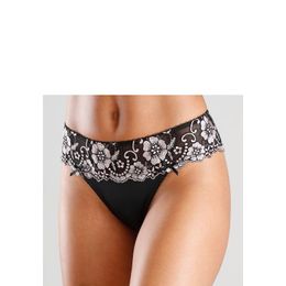 Lascana Damen Lascana String &raquo;Wanda Dessous&laquo; mit Stickerei Spitze in blumiger Optik, als Dessous-Set kombinierbar rosa 32/34