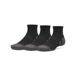Under Armour Herren Sportsocken &raquo;NEW UA PERF TECH 3PK QTR&laquo; Packung, 3 Paar tlg. 3er-Pack, f&uuml;r sportliche Aktivit&auml;ten, sportlicher Stil schwarz L