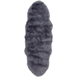 OTTO home Hochflor-Teppich &raquo;Valeria, Fellteppich, kuschelig, flauschig&laquo; fellf&ouml;rmig 60 mm H&ouml;he Kunstfell, weiche Teppiche, Wohnzimmer, Schlafzimmer, 