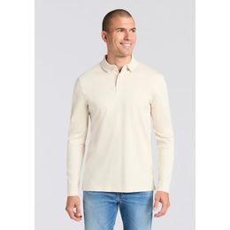 BOSS Green Herren BOSS Green Langarm-Poloshirt &raquo;Pirol&laquo; Langarm, regular fit, Logo-Stickerei beige XL