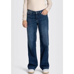 MAC Damen MAC Weite Jeans &raquo;Dream Wide authentic&laquo; mit formendem Shaping-Effekt blau 42, L&auml;nge 32