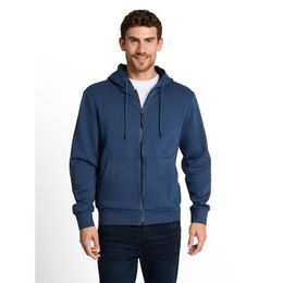 Tom Tailor Herren Tom Tailor Kapuzensweatjacke mit Kapuze blau XXL