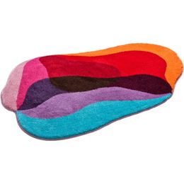Grund Badematte &raquo;KARIM RASHID CONCEPT 21&laquo; H&ouml;he 24 mm rutschhemmend beschichtet fu&szlig;bodenheizungsgeeignet bunte Badematte mit abstraktem Design bunt 