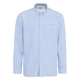 Camel Active Herren Camel Active Langarmhemd mit Button-Down-Kragen blau M, N-Gr