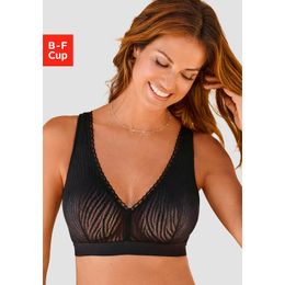 Vivance Entlastungs-BH &raquo;, Bralette-BH, BH ohne B&uuml;gel&laquo; aus Spitze mit breiten, wattierten Tr&auml;gern, bequemer BH, gro&szlig;e Gr&ouml;&szlig;en 95, Cup C Entlastungs-BH