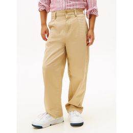 Tommy Hilfiger Herren Chinohose &raquo;PLEATED CHINO PANT&laquo; f&uuml;r Kinder bis 16 Jahre, mit Bundfalten gold 10 (140), N-Gr