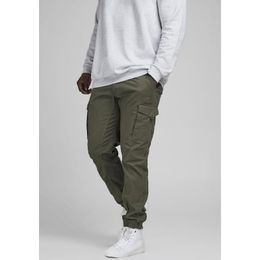 Jack & Jones PlusSize Jack & Jones Plussize Herren Jack & Jones PlusSize Cargohose &raquo;PAUL FLAKE&laquo; gr&uuml;n 52, L&auml;nge 32