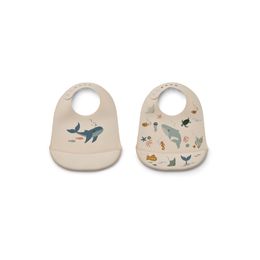Liewood Bib 'Tilda' kids size One size Kitt / Navy / Pastel green / Dark green