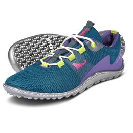 Leguano Damen Barfu&szlig;schuh &raquo;SPINWYN&laquo; f&uuml;r Maschinenw&auml;sche geeignet, Freizeitschuh, Halbschuh, Schn&uuml;rschuh blau 44