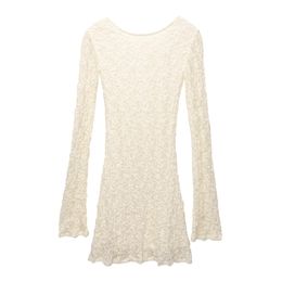 Pull&Bear Pull&bear Kleid Damen Gr&ouml;&szlig;e 36 wei&szlig; Sommerkleid