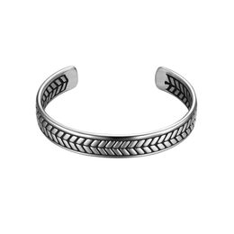 True Rebels Armband Herren Gr&ouml;&szlig;e One Size anthrazit / silber